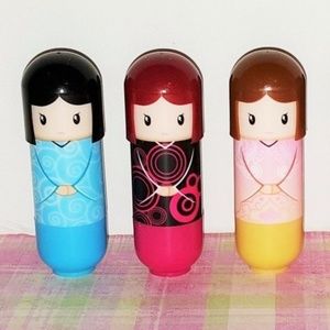 Makeup | Super Cute Set Of 6 Geisha Doll Lip Balms | Poshmark